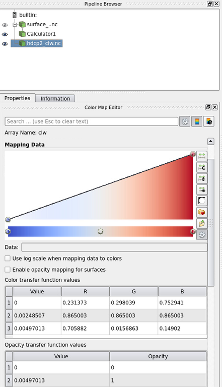 Color Map Editor — DKRZ