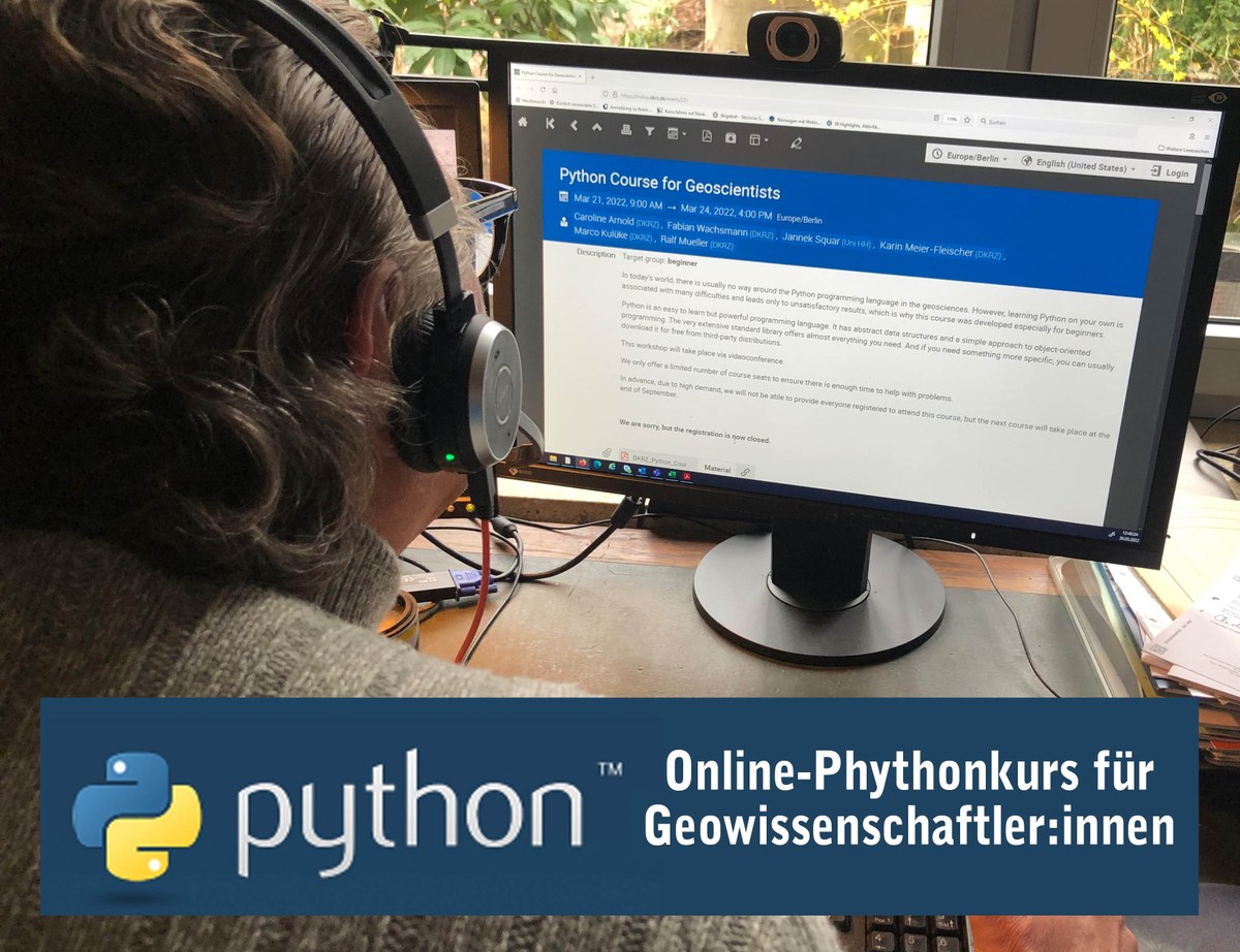 Neuauflage des DKRZ-Python-Kurses für Geowissenschaften — Deutsch